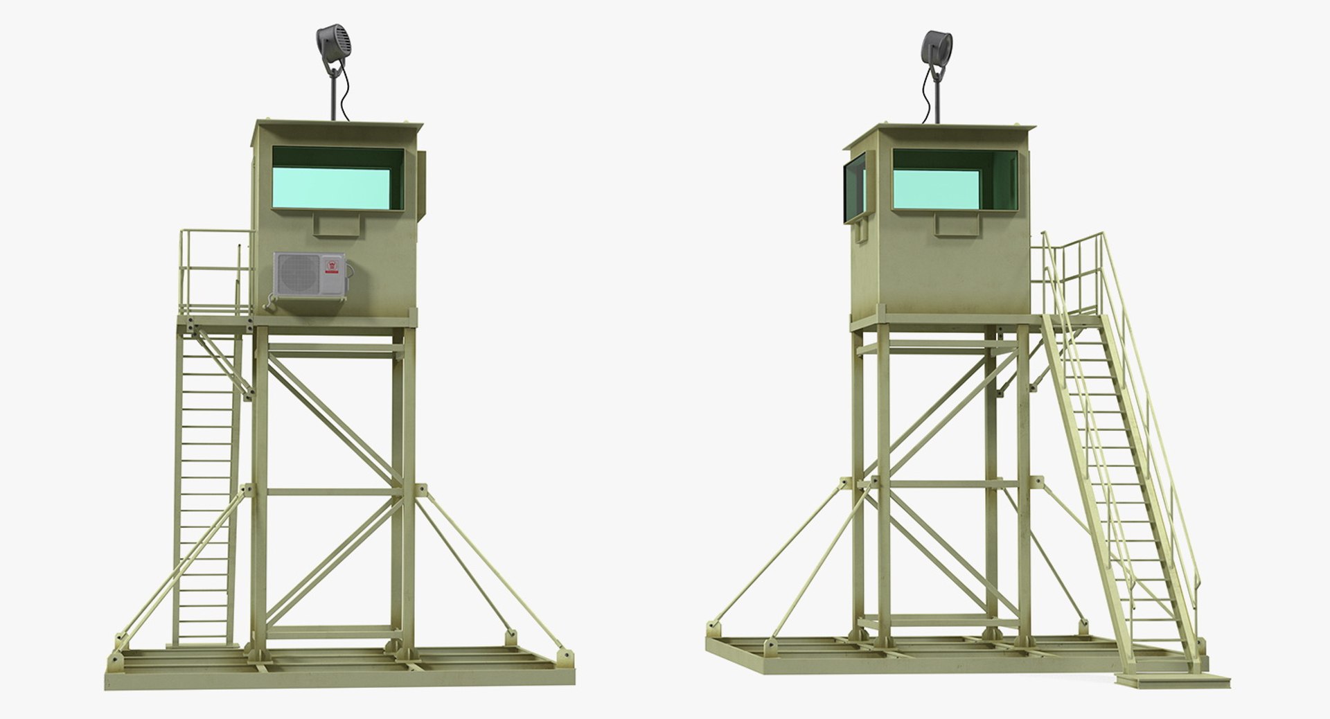 Military Guard Tower 3D - TurboSquid 1415973