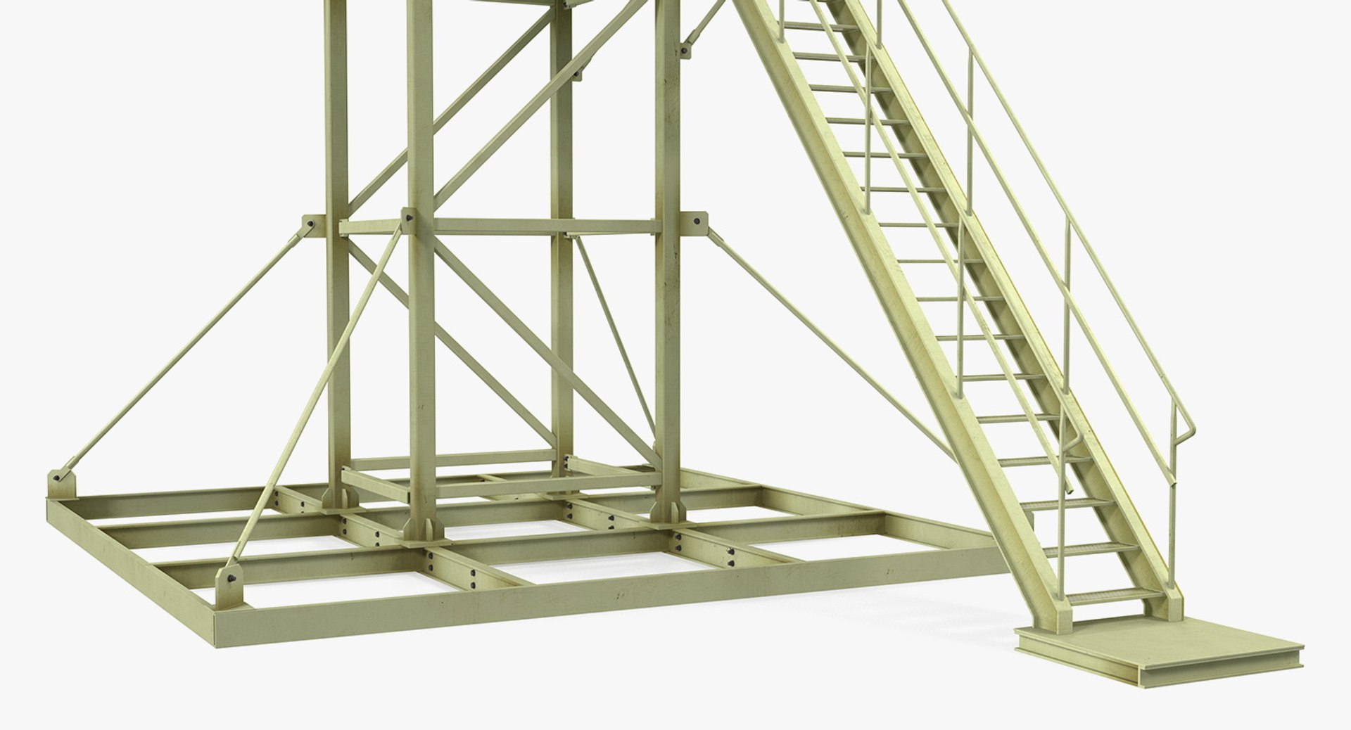 Military Guard Tower 3D - TurboSquid 1415973