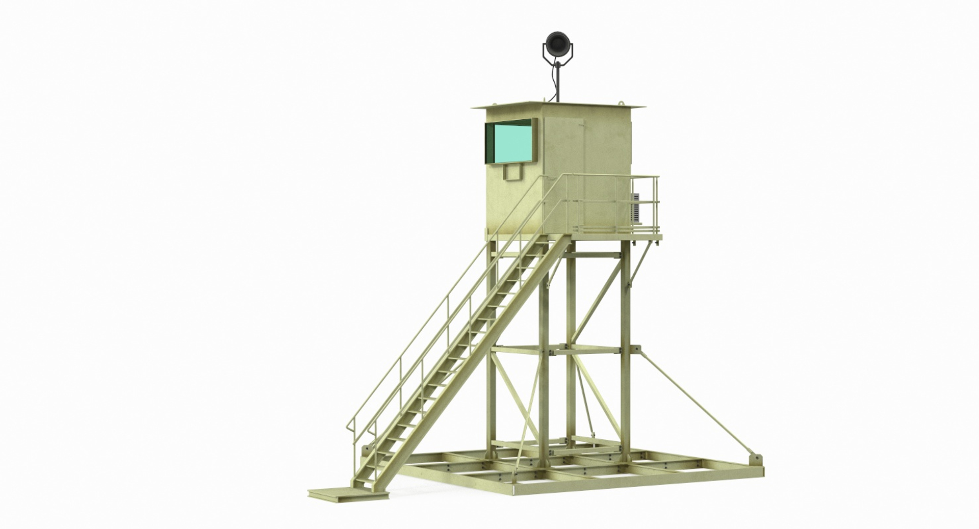 Military Guard Tower 3D - TurboSquid 1415973