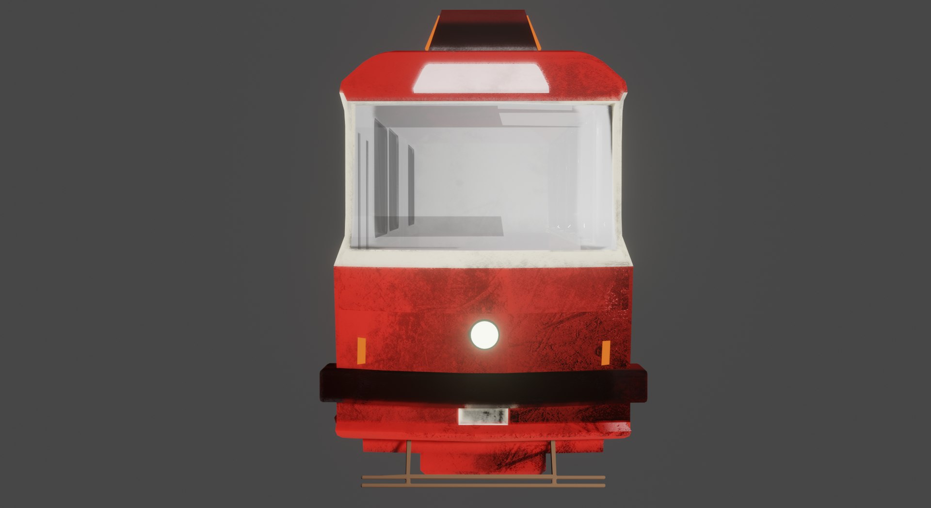 Low Poly Tram Model - TurboSquid 1986355