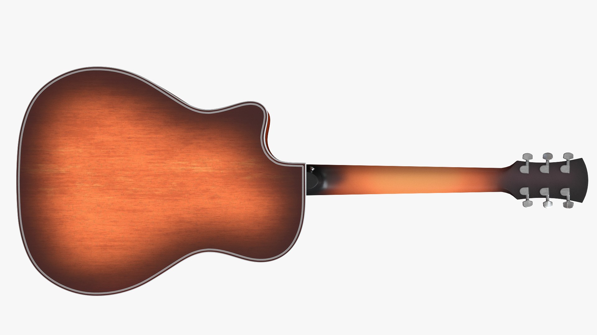 Acoustic Guitar 3D model - TurboSquid 1865987