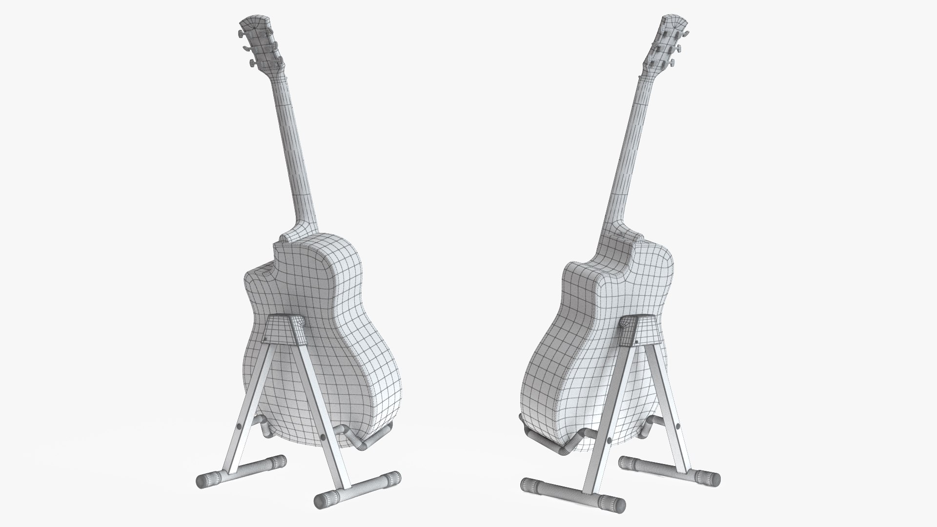 Acoustic Guitar 3D model - TurboSquid 1865987