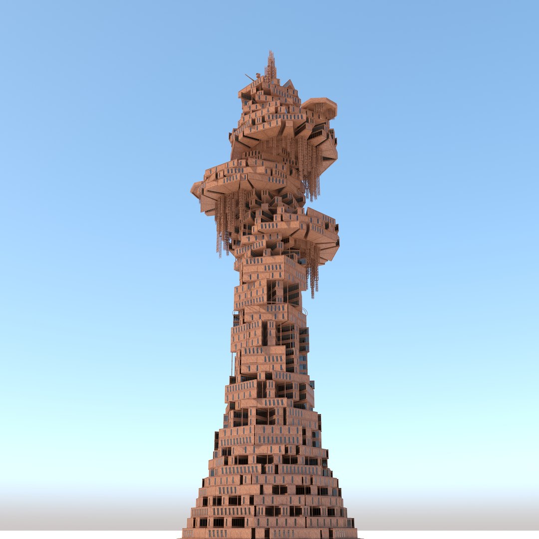3D Mega Building - Container Style 01 - TurboSquid 1840283
