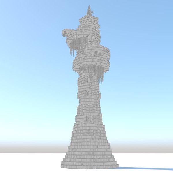 3D Mega Building - Container Style 01 - TurboSquid 1840283