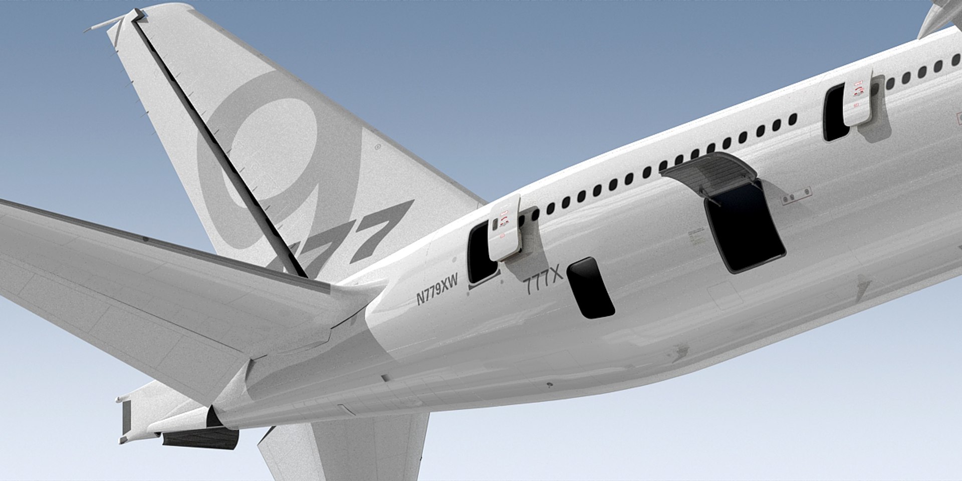 3D model boeing 777x family generic - TurboSquid 1509144