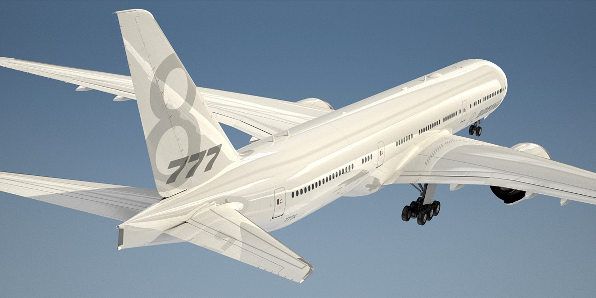 3D Model Boeing 777x Family Generic - TurboSquid 1509144