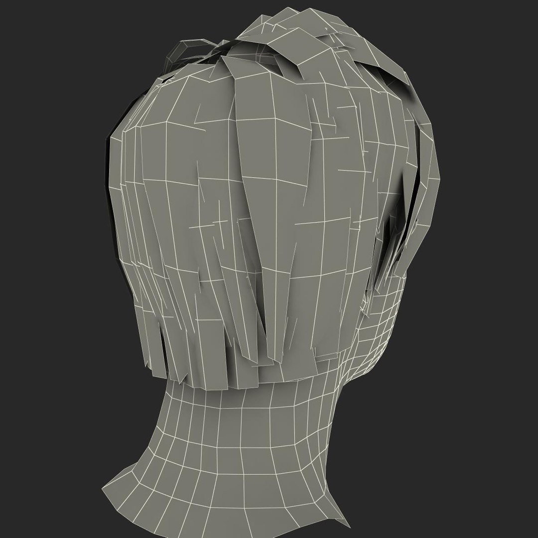 Asian Man Head 3d Model