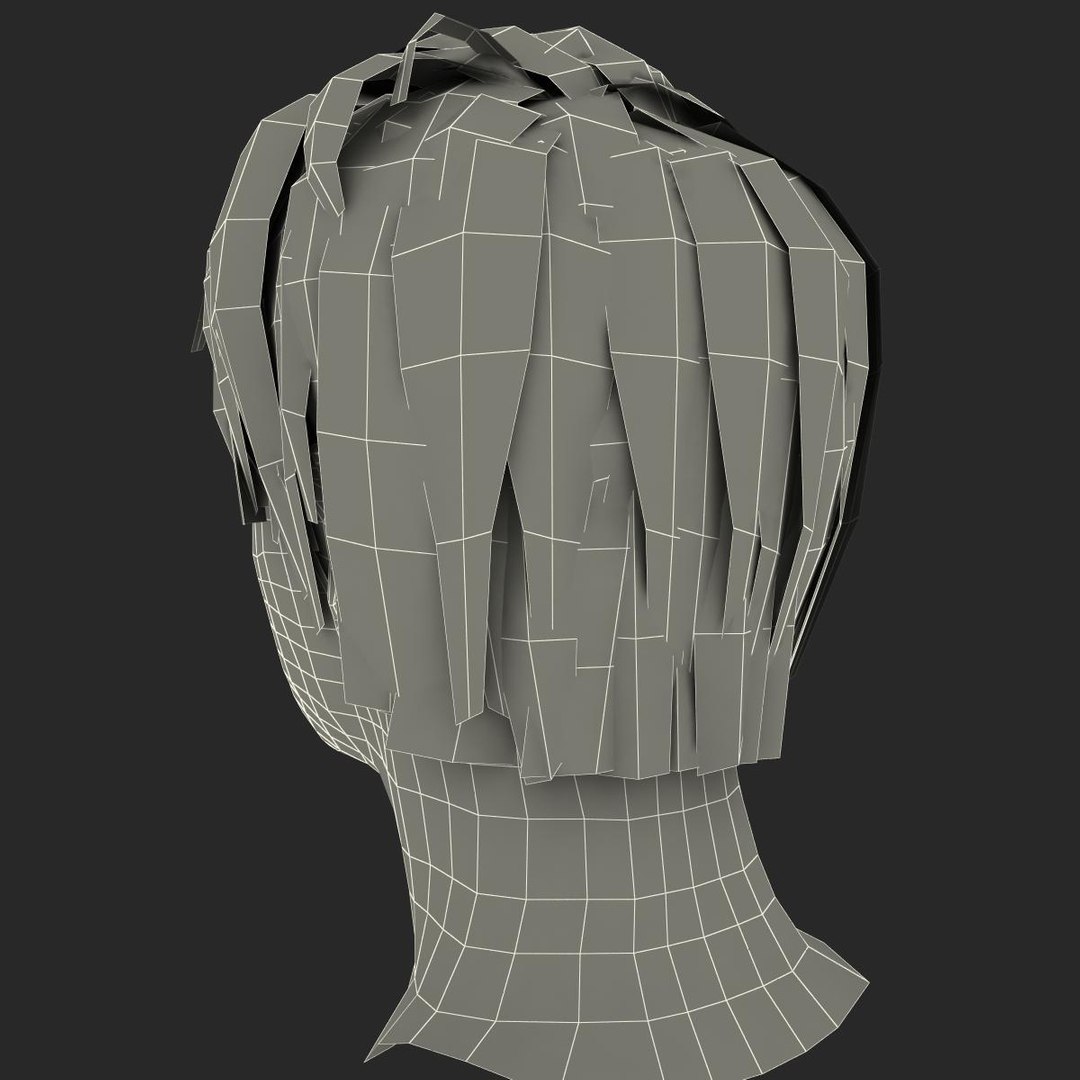 Asian Man Head 3d Model