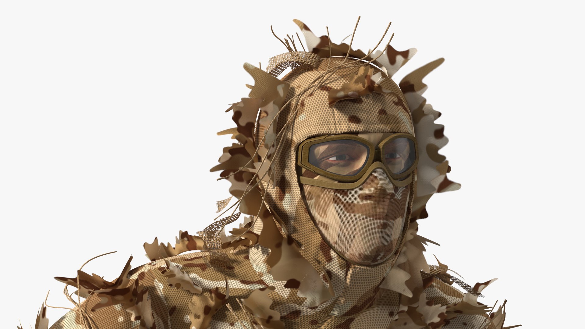 3D Soldier with Weapon in Desert Camo - TurboSquid 1989355