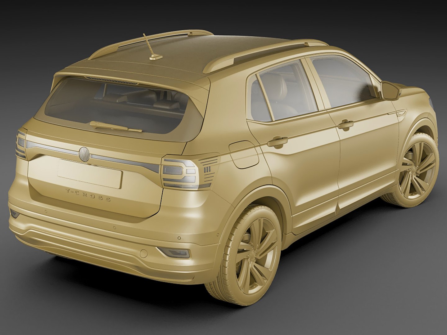 3D t-cross cross model - TurboSquid 1349264