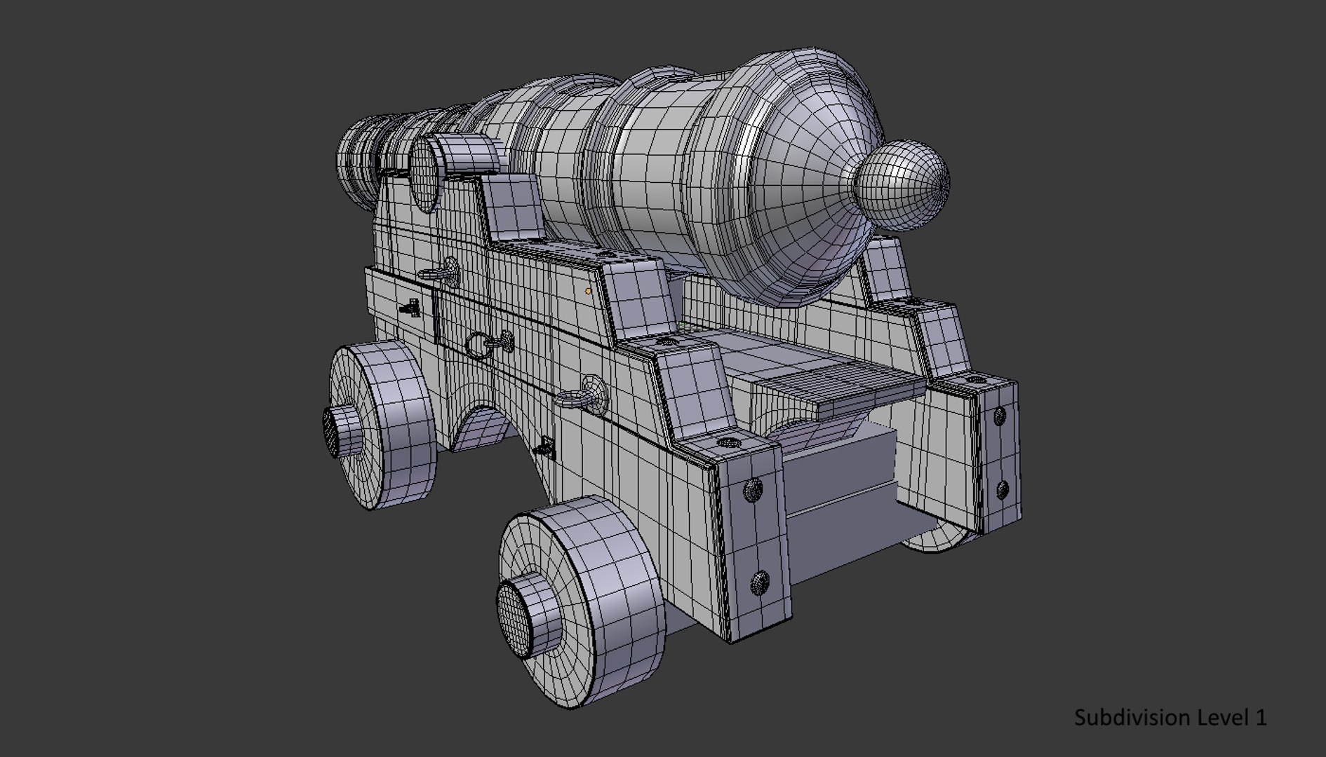 3D Cannon Fantasy - TurboSquid 1243204