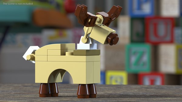 modelo 3d Minifigura de Reno de Lego - TurboSquid 1806924
