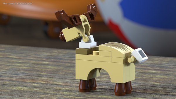 modelo 3d Minifigura de Reno de Lego - TurboSquid 1806924
