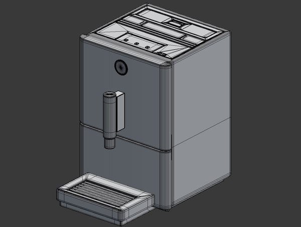 Modern coffee machine 3D model - TurboSquid 1219643