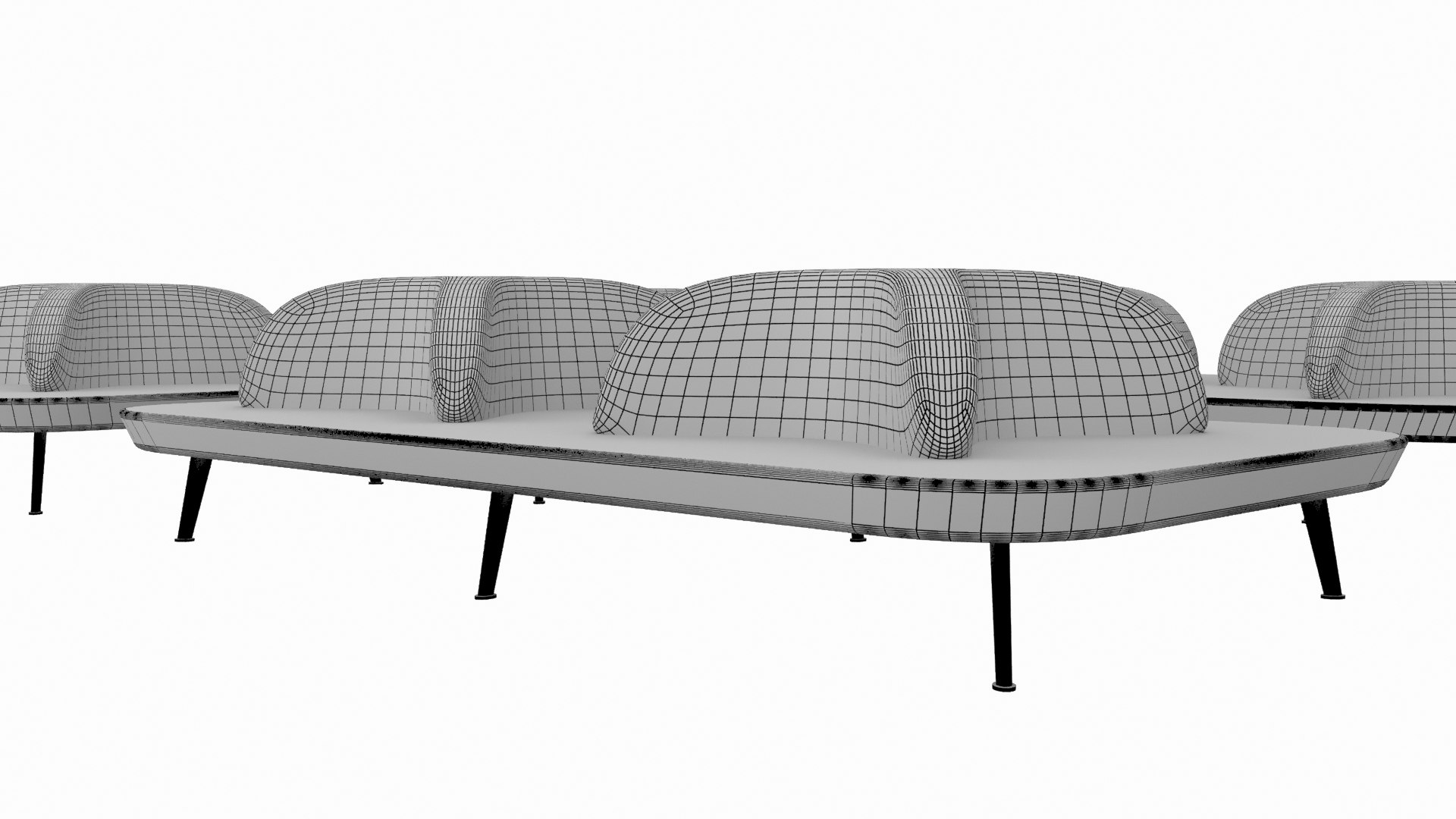 Seat Island1 3D Model - TurboSquid 2041241