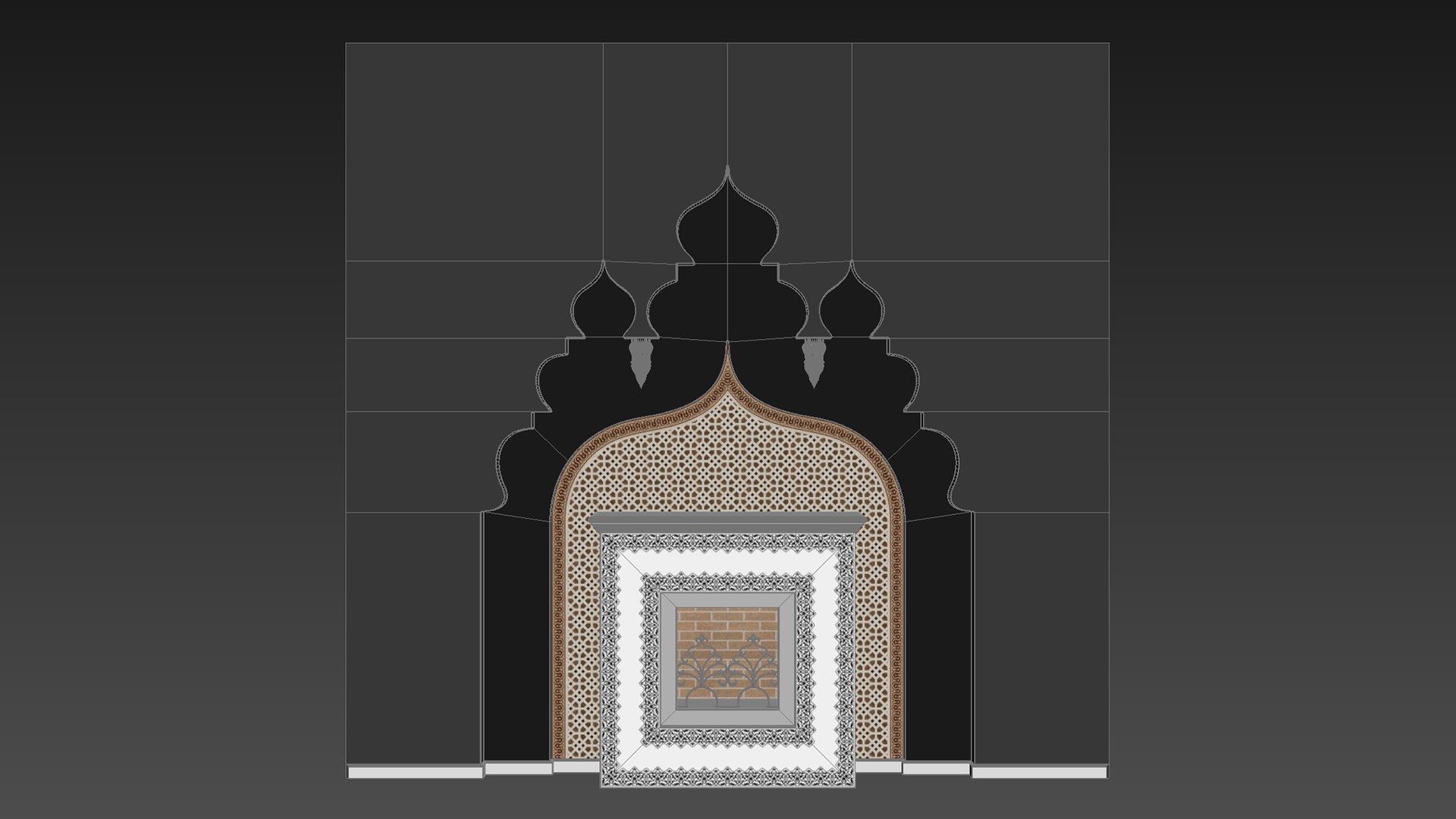 Arabic Fireplace 3D - TurboSquid 2376629