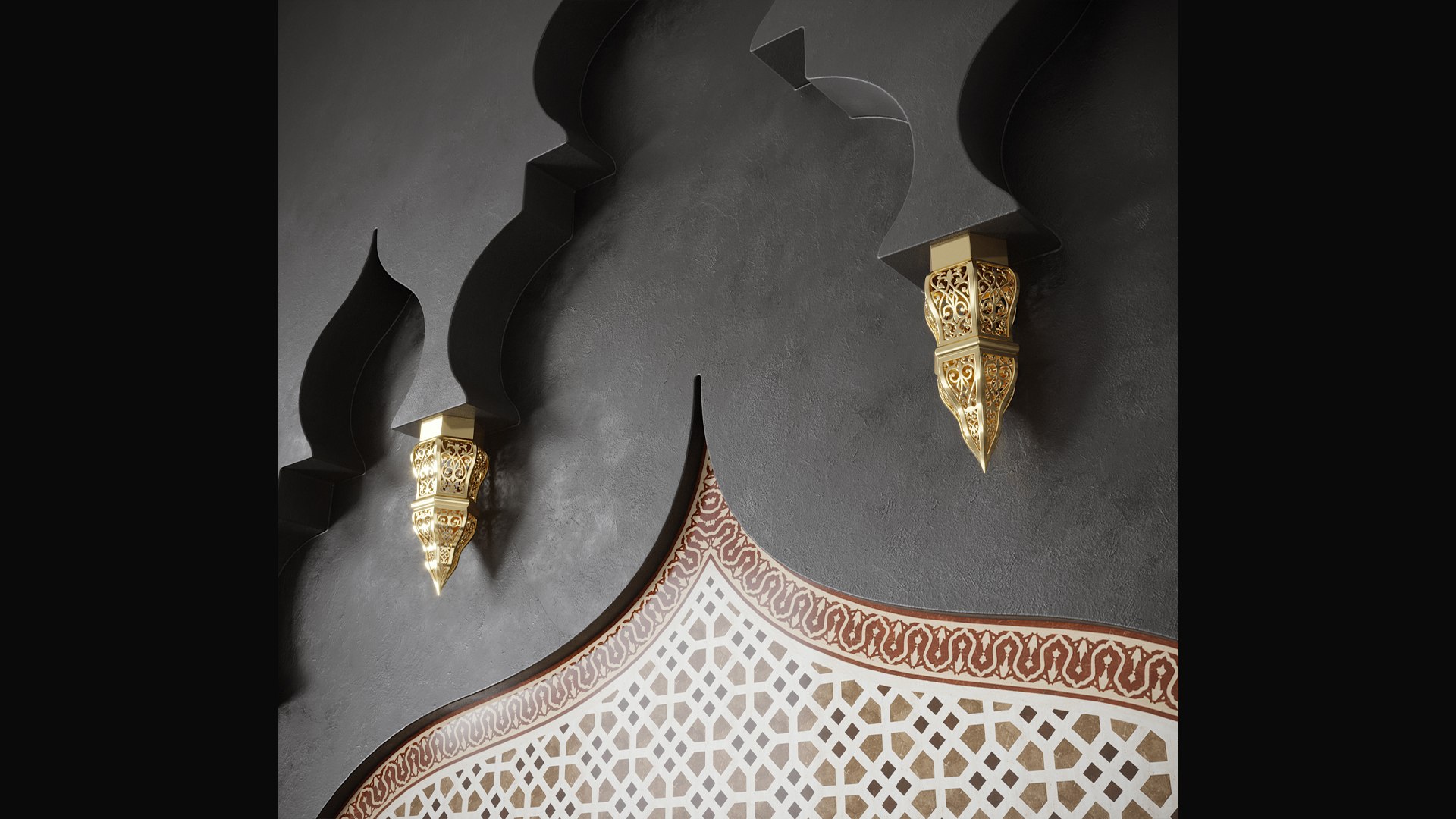 Arabic Fireplace 3D - TurboSquid 2376629