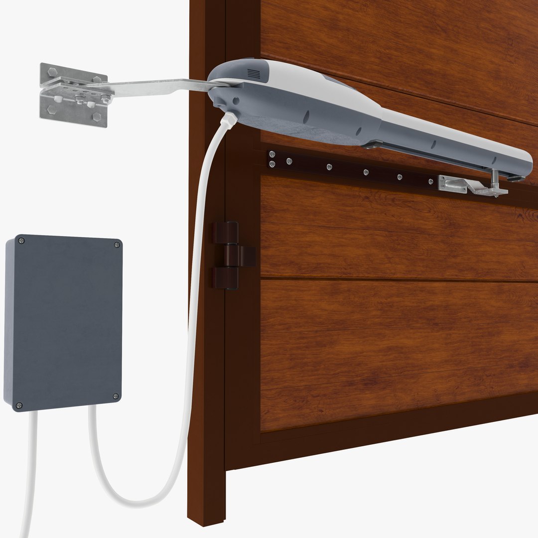 3D Automatic Swing Gate Model - TurboSquid 1403368