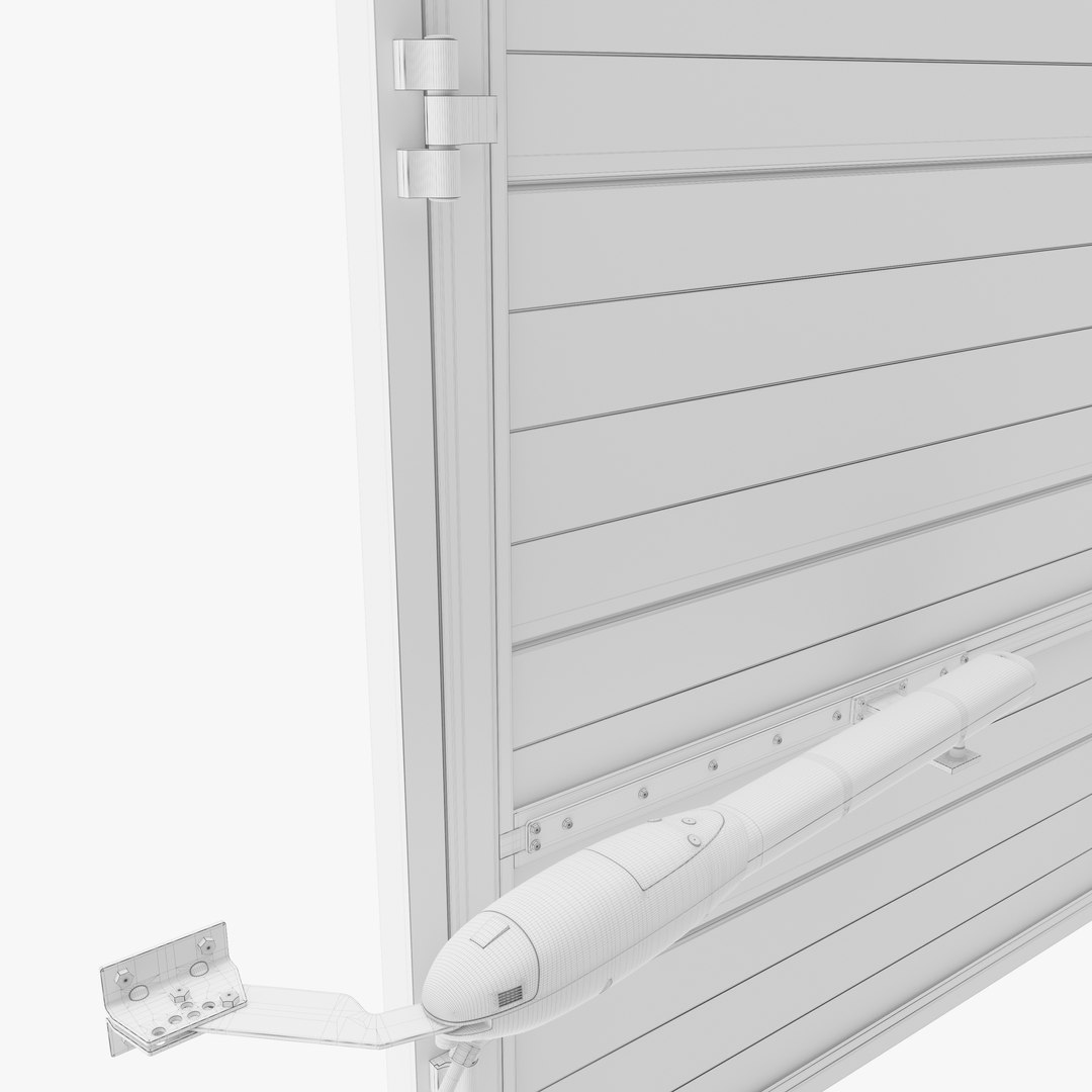 3D Automatic Swing Gate Model - TurboSquid 1403368