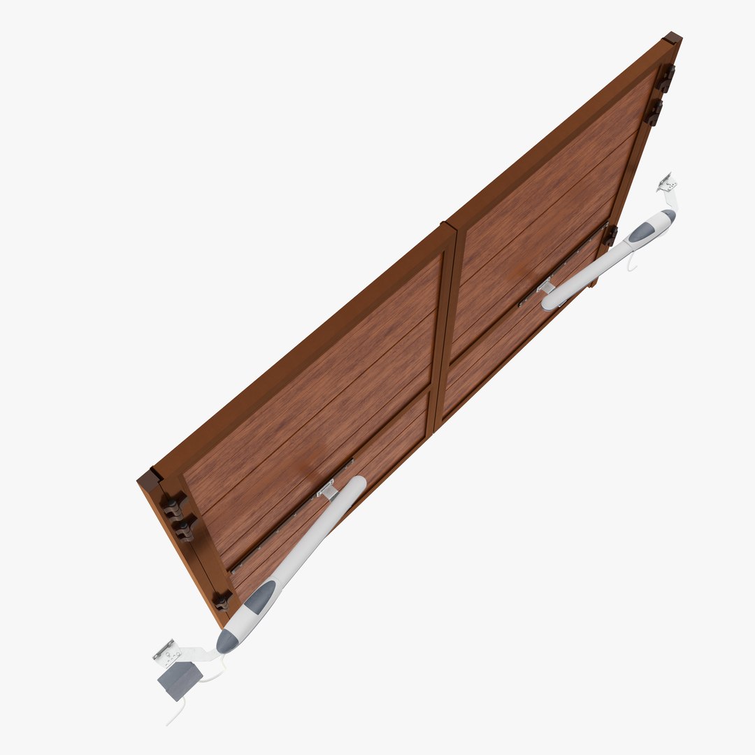 3D Automatic Swing Gate Model - TurboSquid 1403368