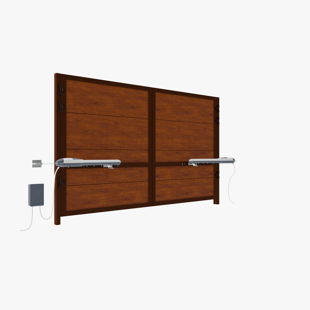 3D Automatic Swing Gate Model - TurboSquid 1403368