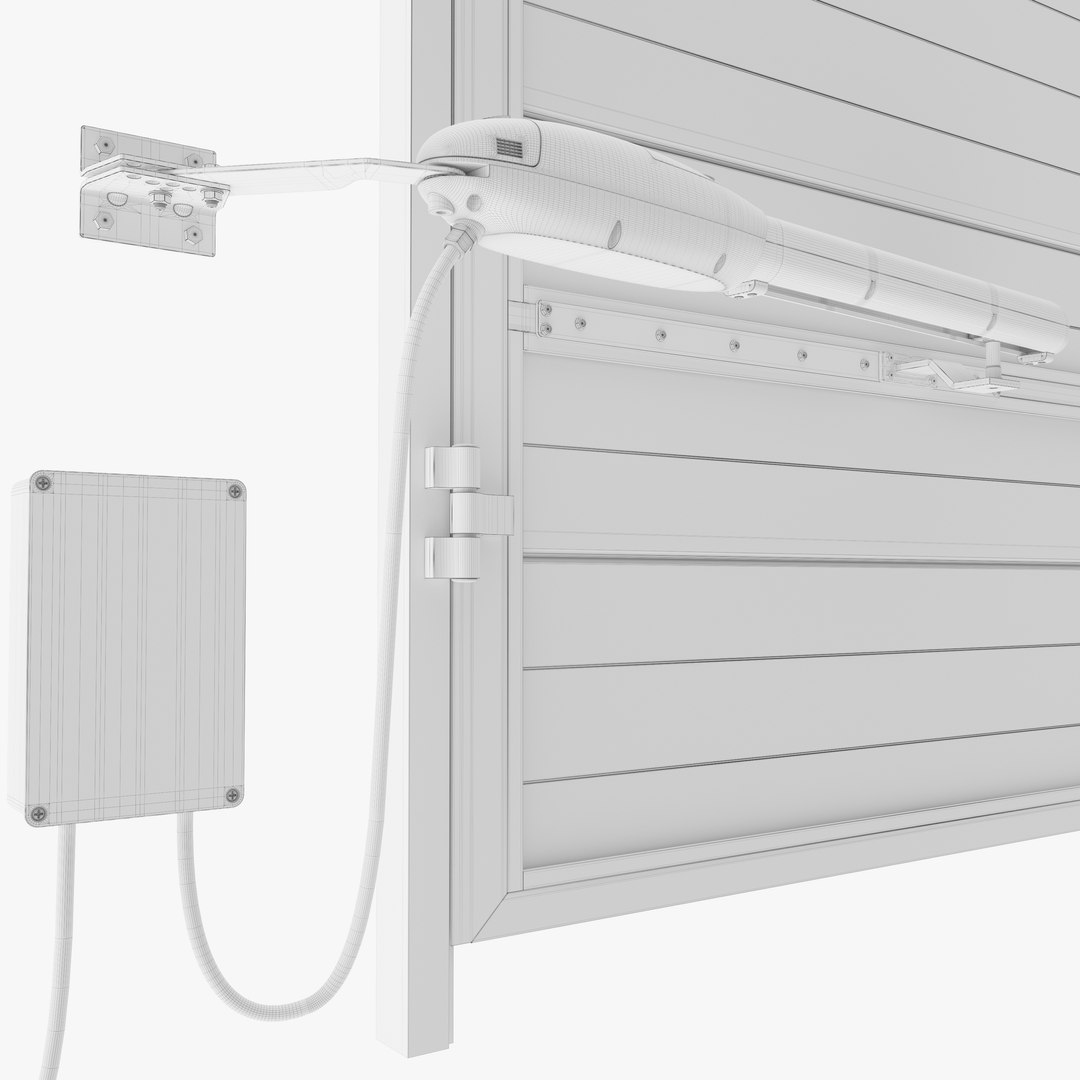 3D Automatic Swing Gate Model - TurboSquid 1403368