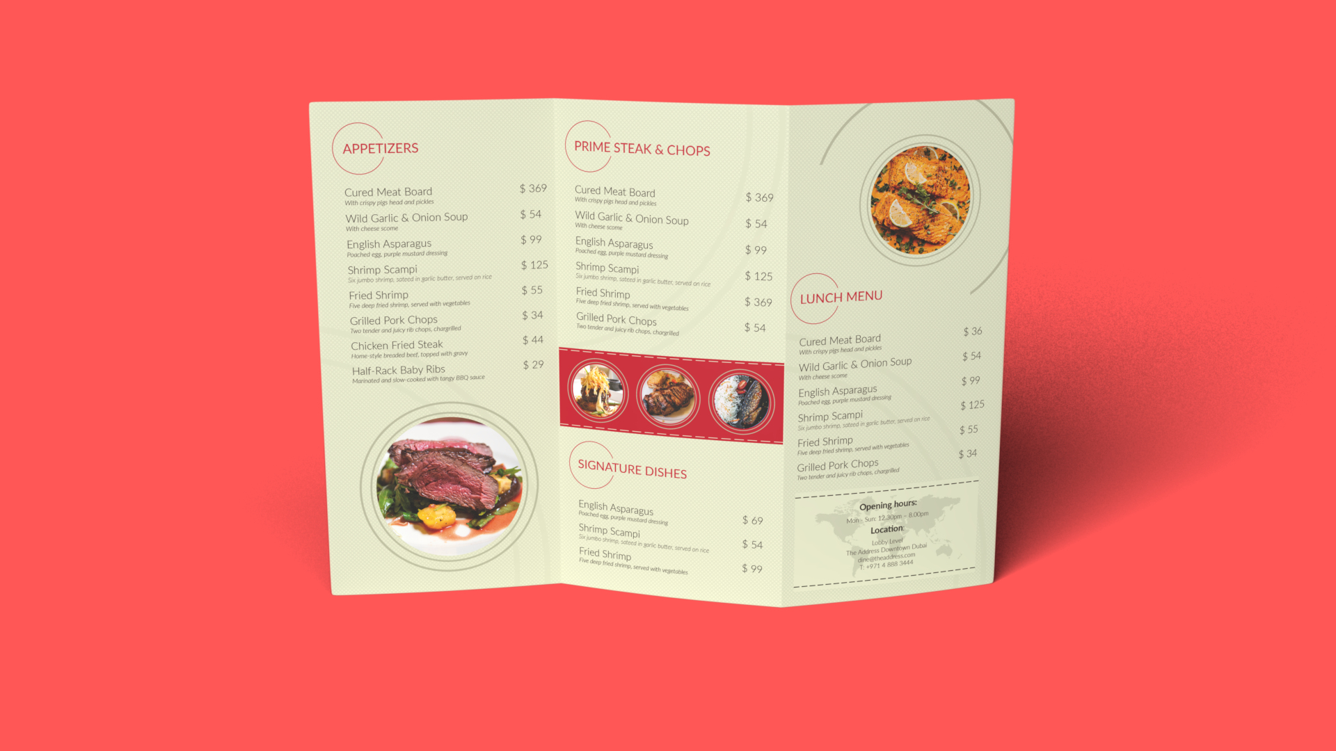 3D A4 Z Fold Flyer Model - TurboSquid 1511009