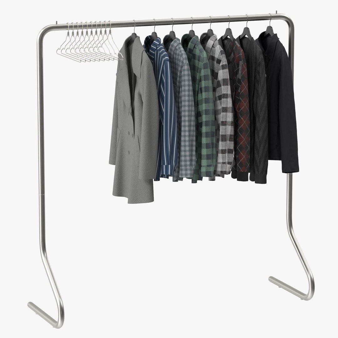 3D Hangman Coat Rack Model - TurboSquid 2333227