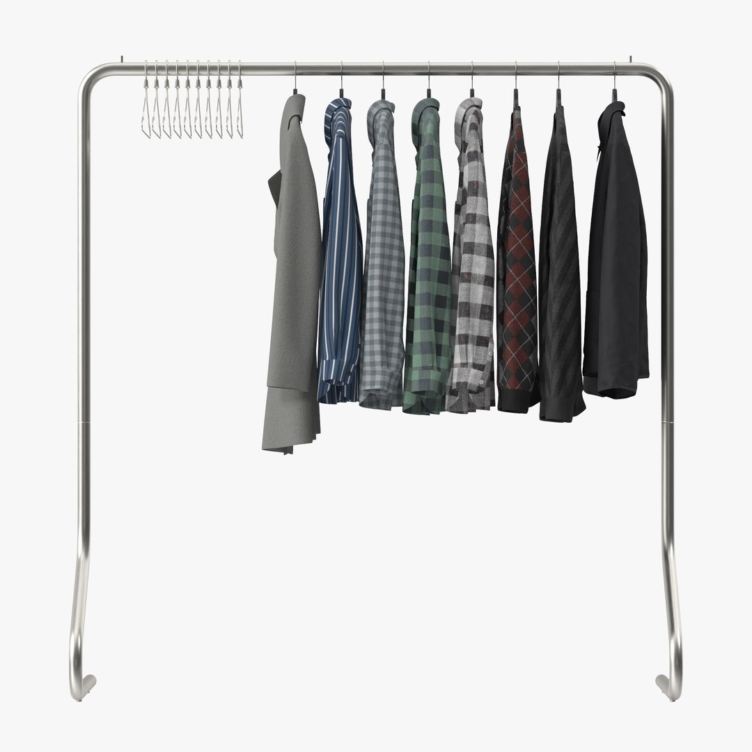 3D Hangman Coat Rack Model - TurboSquid 2333227