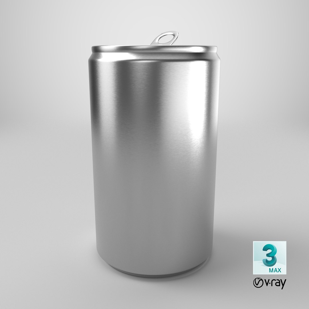 Opened Slim Aluminum Can 150ML 3D Model - TurboSquid 2171315