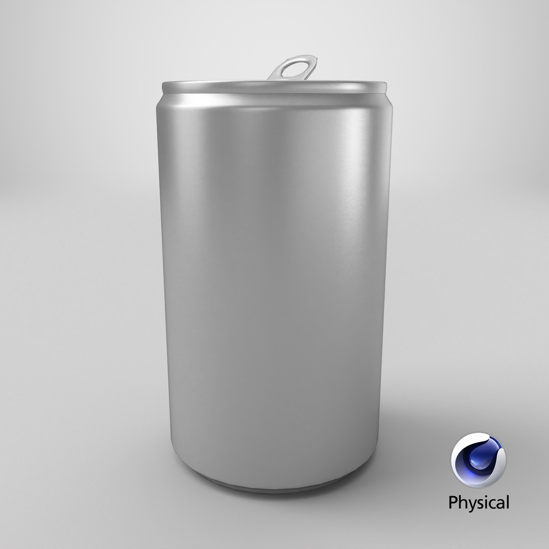 Opened Slim Aluminum Can 150ML 3D Model - TurboSquid 2171315