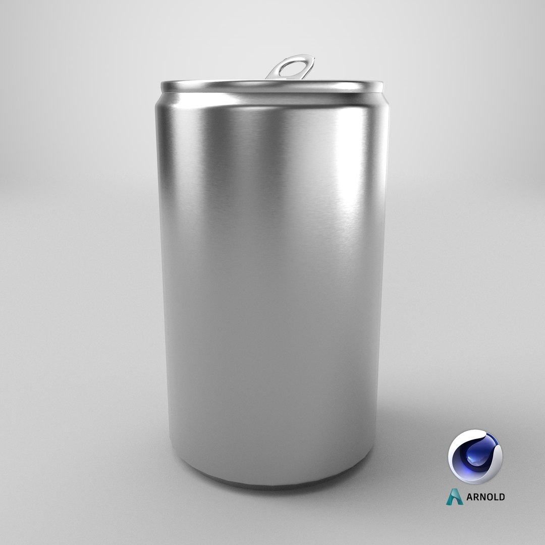 Opened Slim Aluminum Can 150ML 3D Model - TurboSquid 2171315