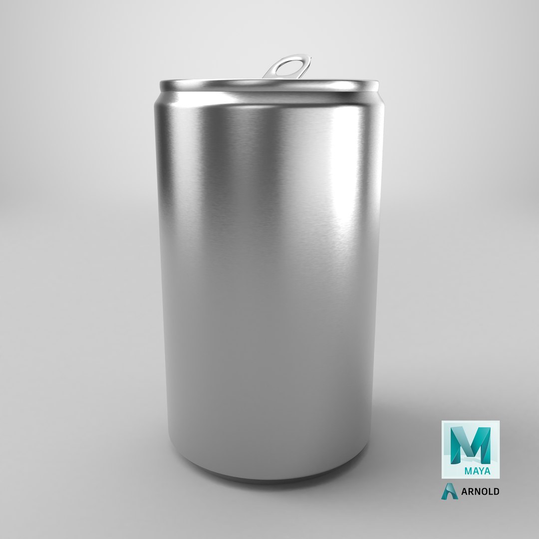 Opened Slim Aluminum Can 150ML 3D Model - TurboSquid 2171315
