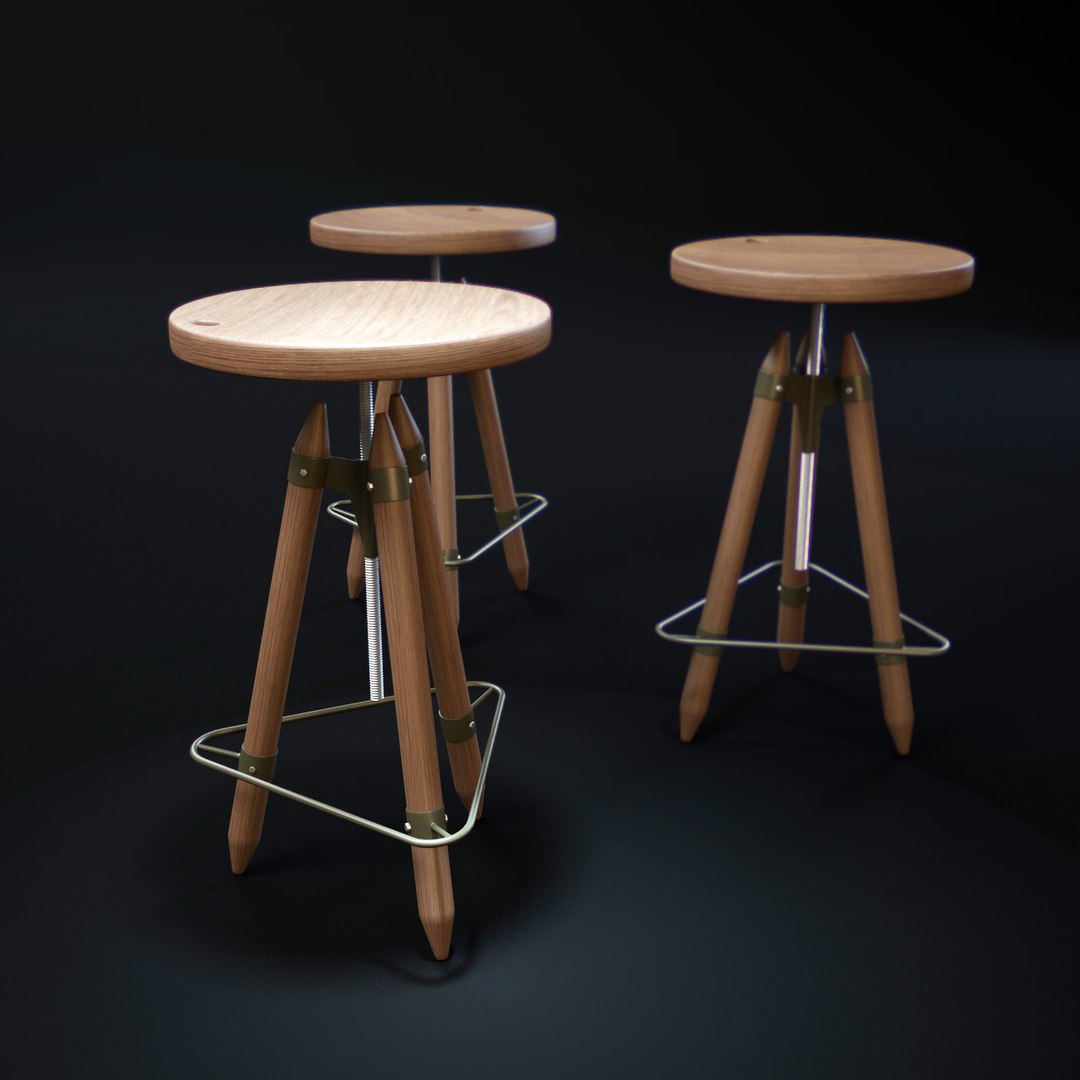 3D stools-ello model - TurboSquid 1200439