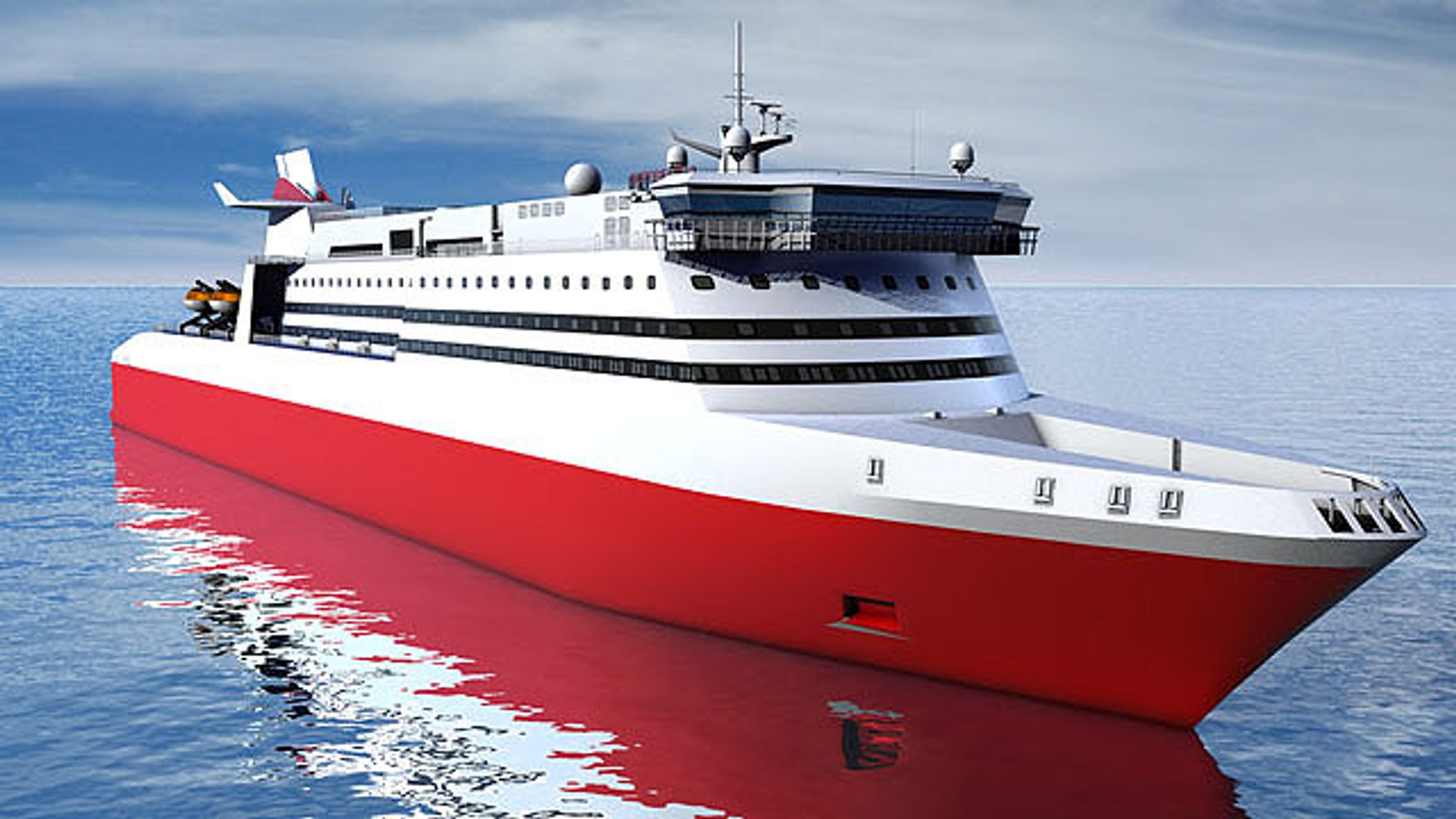 Cinema4d Cruise Ship