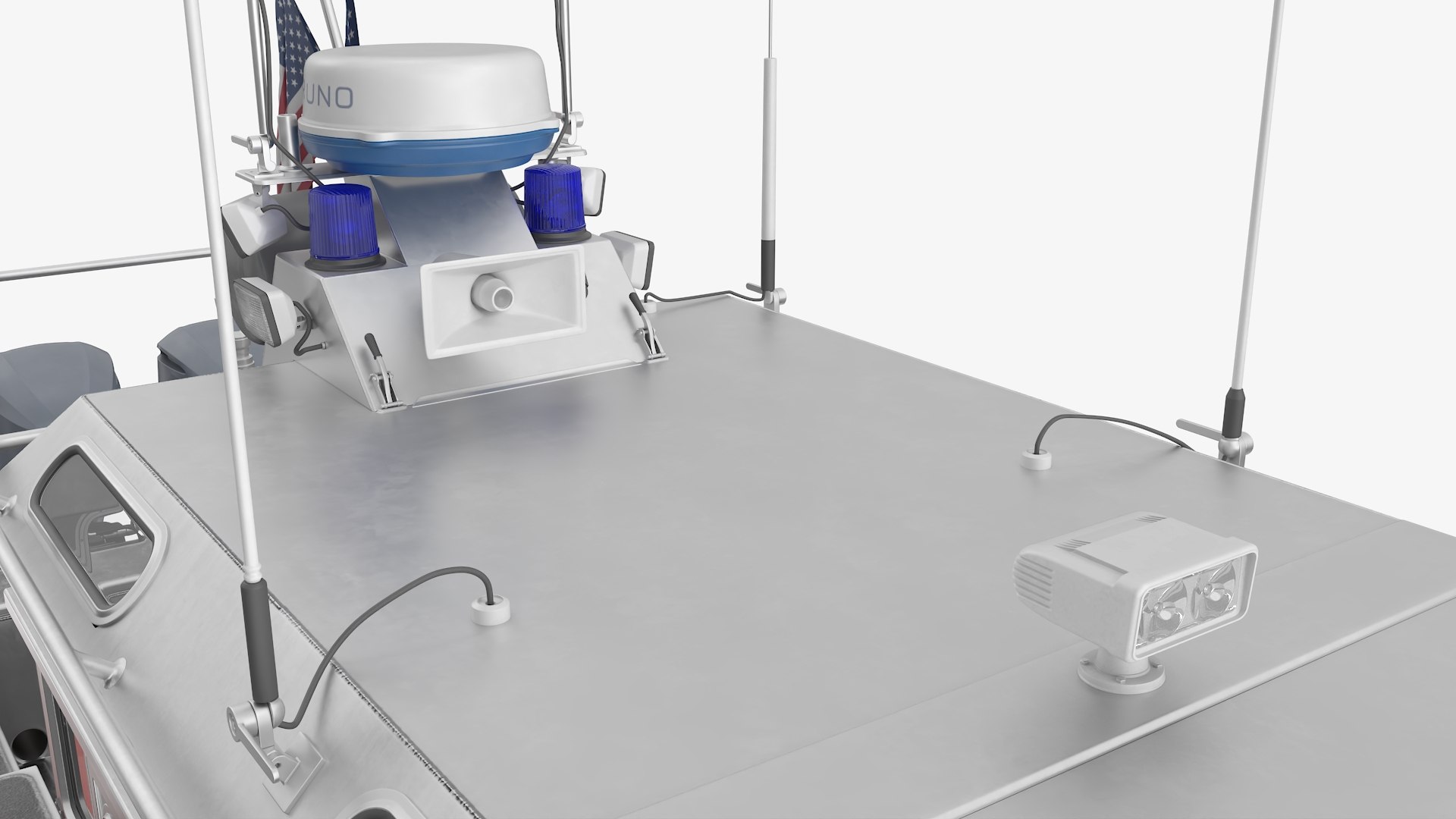 3D Coast Guard Defender Class Boat Red Rigged For Maya - TurboSquid 2487583