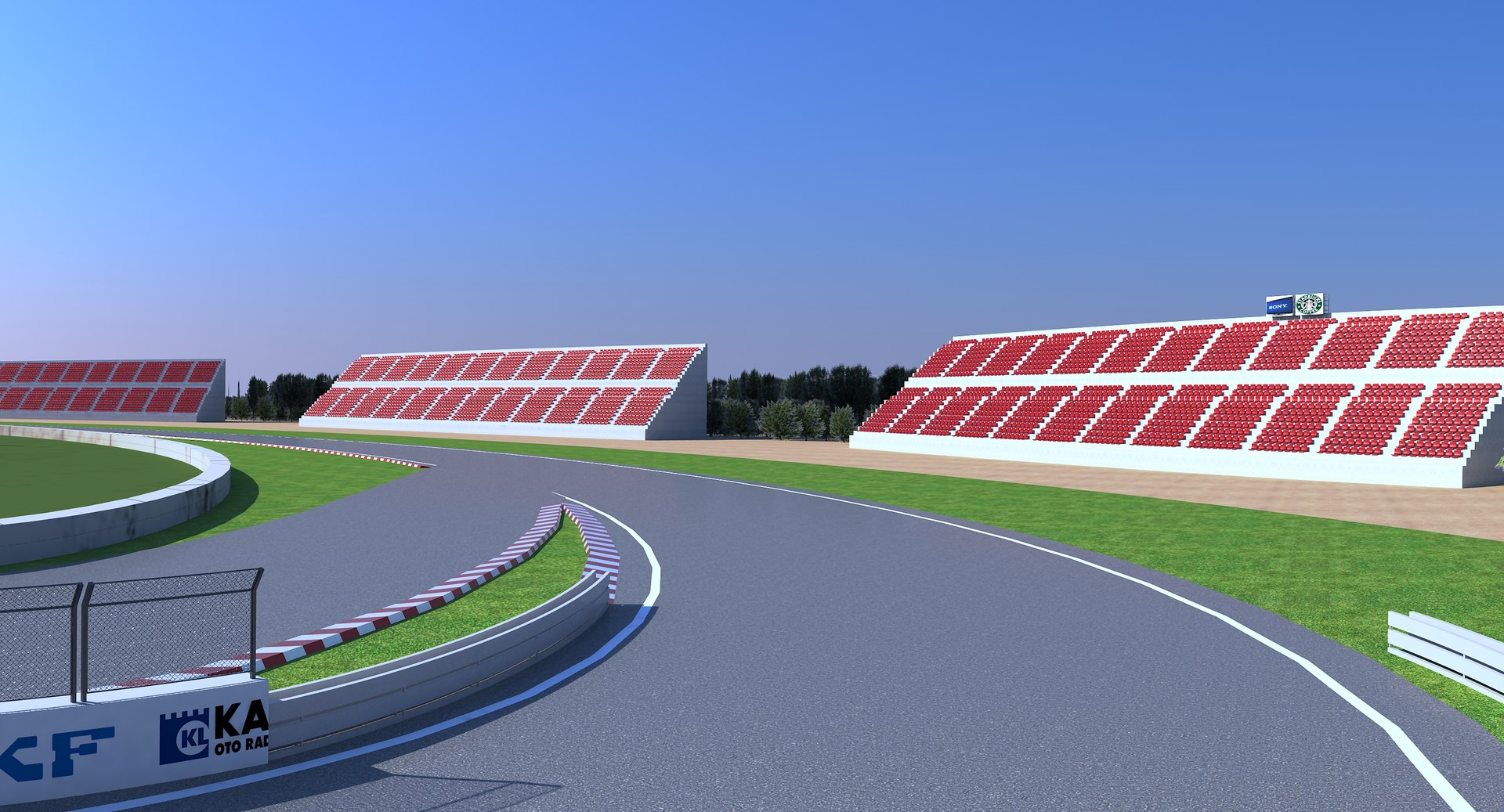 3D race track - TurboSquid 1201197