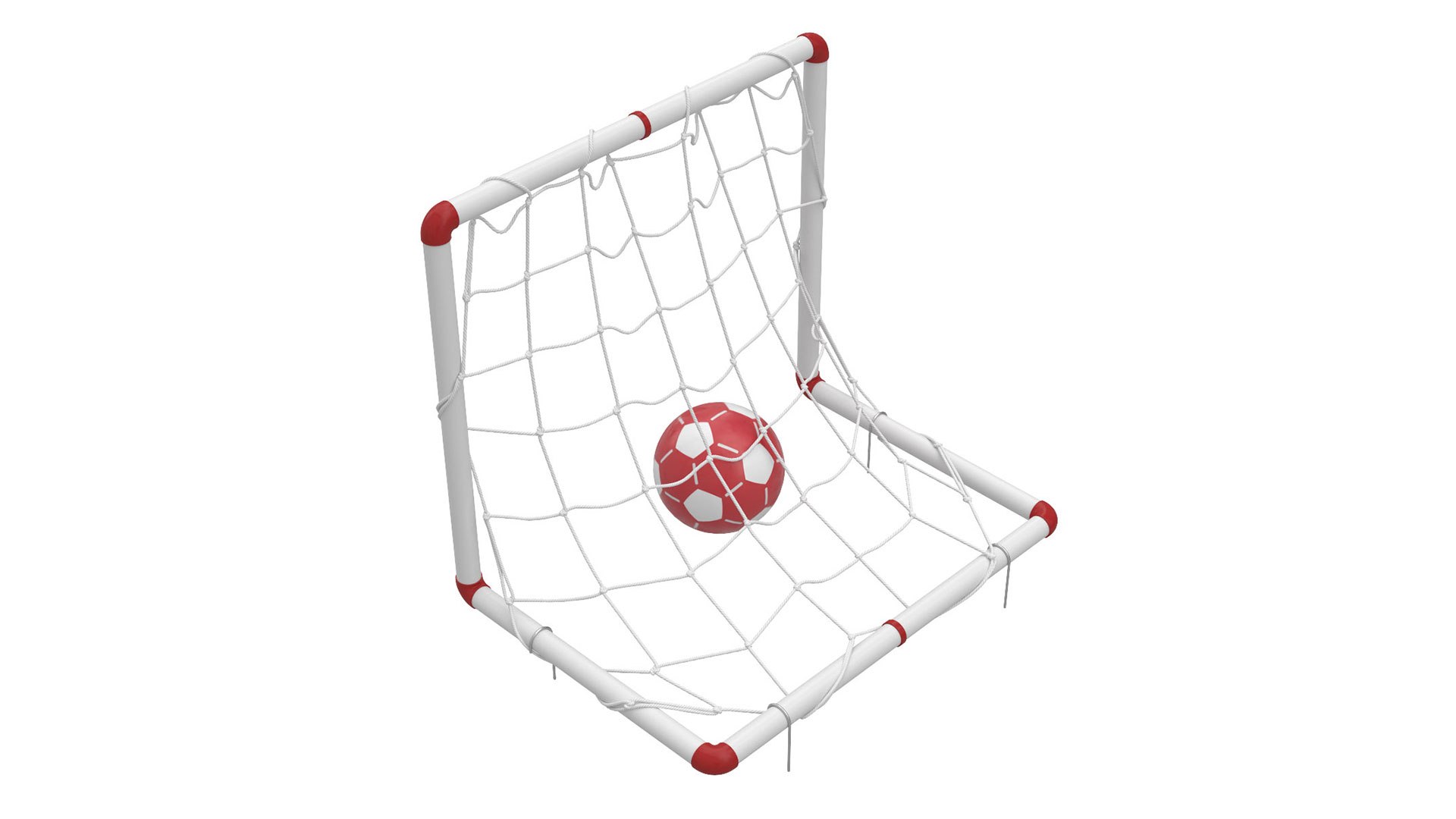 3D Mini Soccer Goal Set Model - TurboSquid 2085464