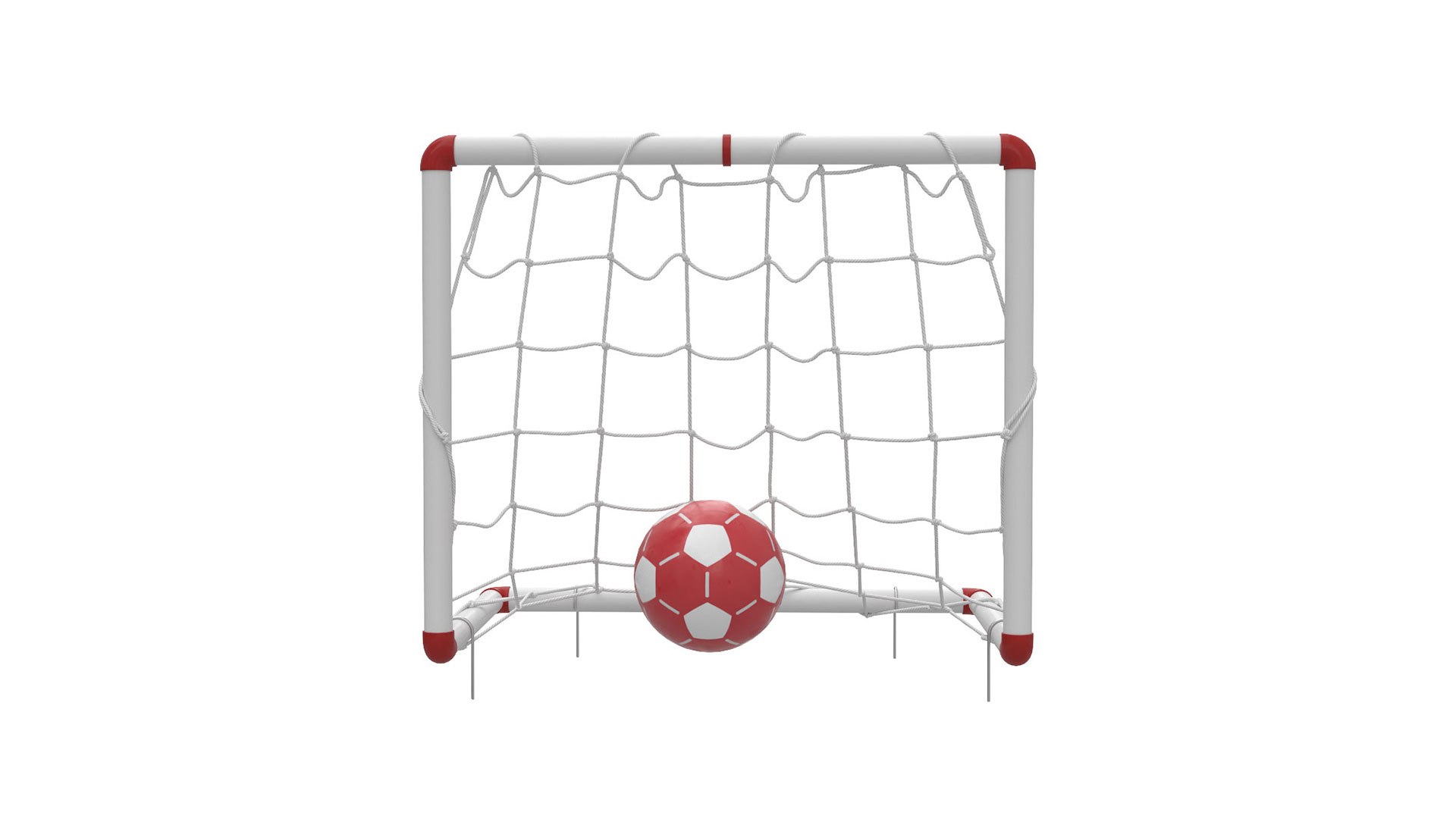 3D Mini Soccer Goal Set Model - TurboSquid 2085464