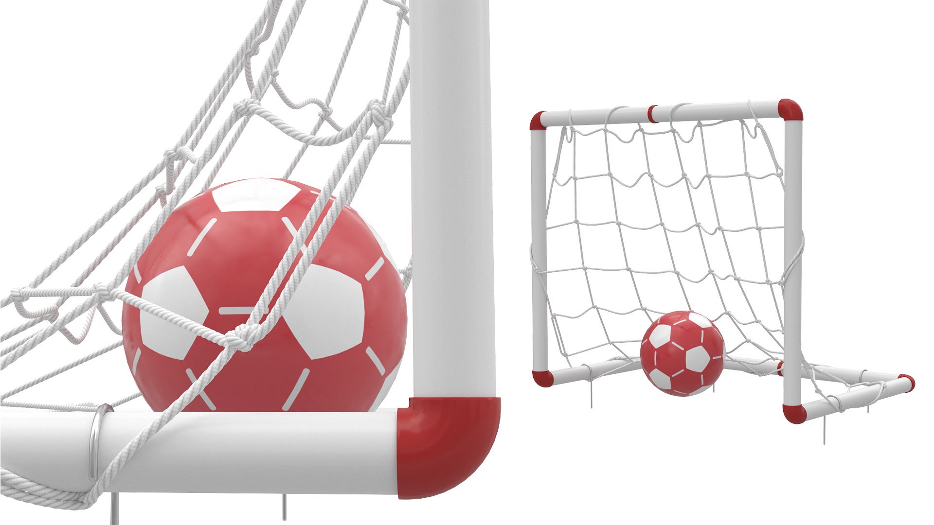 3D Mini Soccer Goal Set Model - TurboSquid 2085464