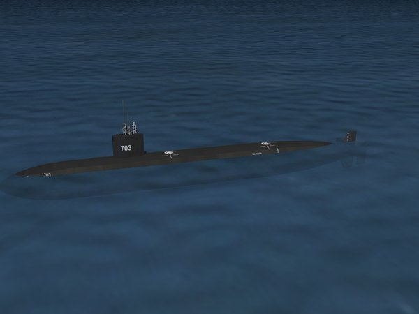 dwg ship los angeles class submarine