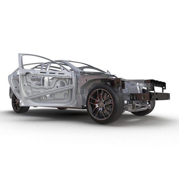 car frame chassis 2 3d model