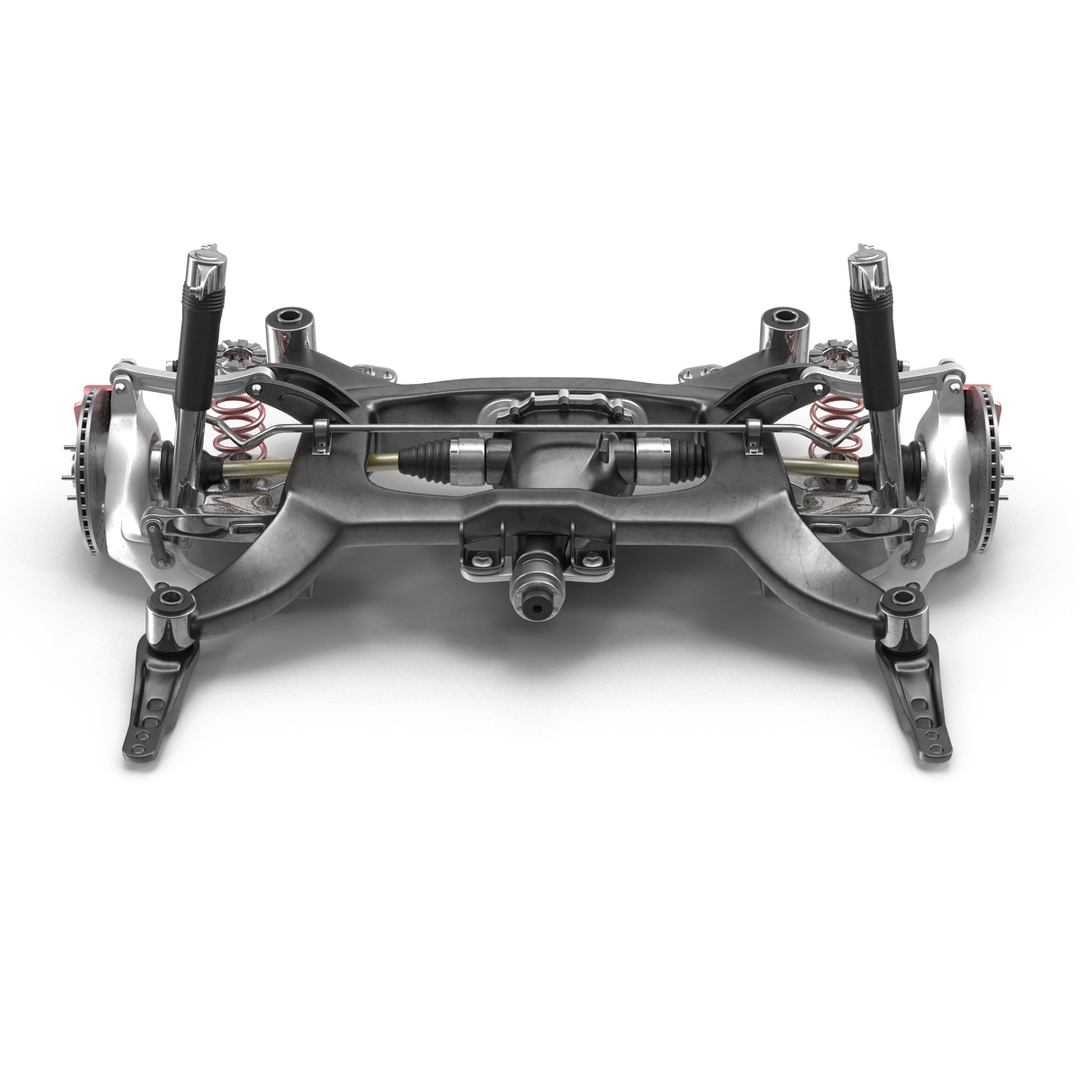 car frame chassis 2 3d model
