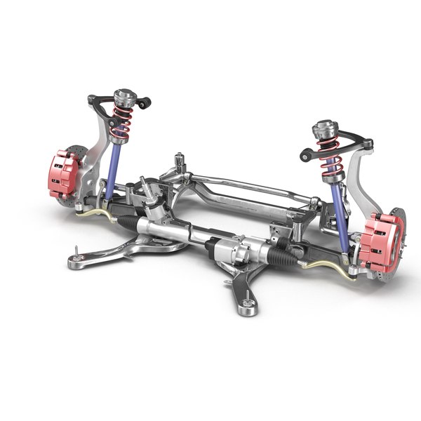 car frame chassis 2 3d model