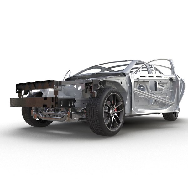 car frame chassis 2 3d model