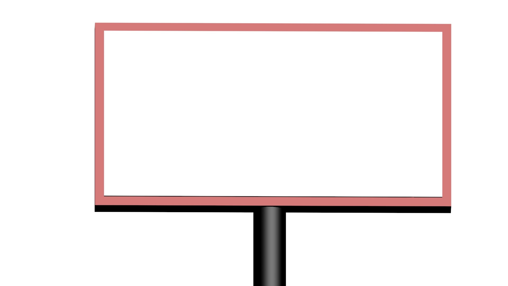 Advertisement Board 3D Model - TurboSquid 2141847