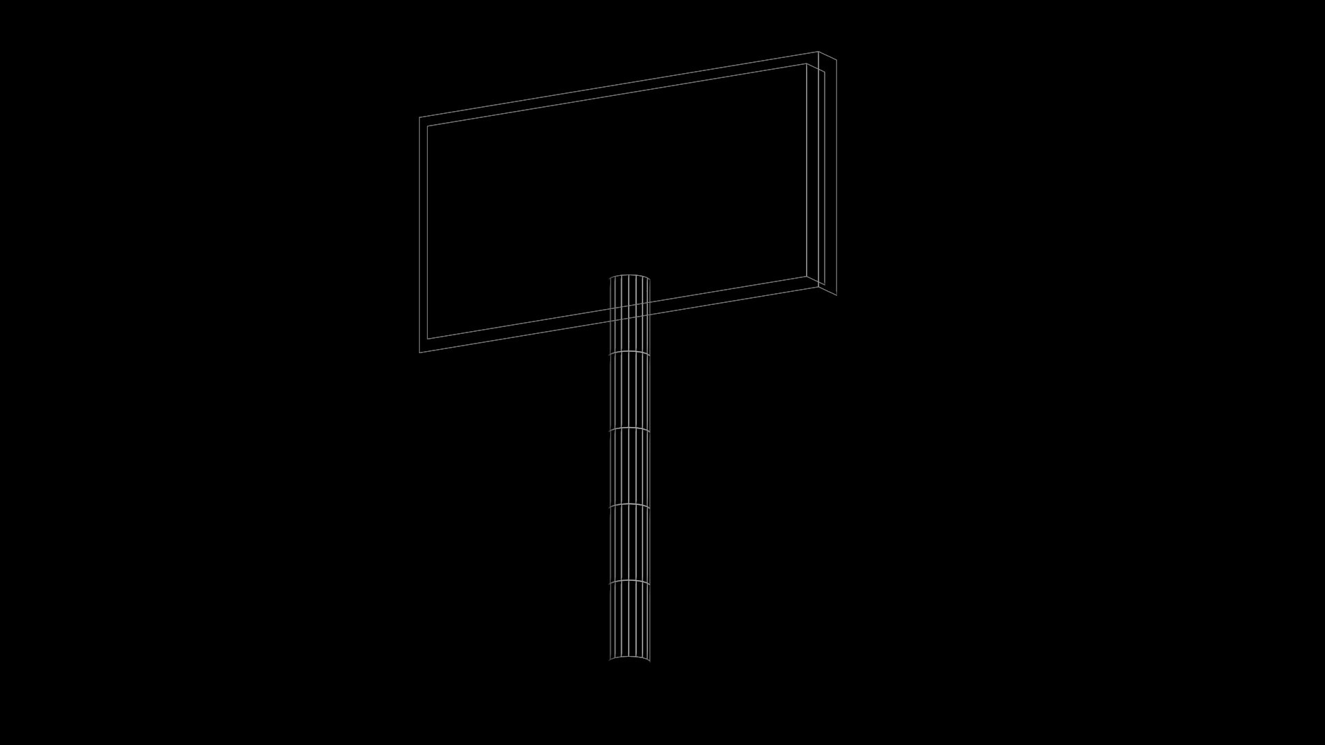 Advertisement Board 3D Model - TurboSquid 2141847