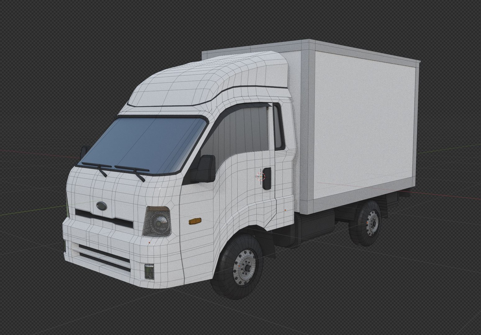 3D Kia Bongo 3 Truck Low Poly 3D Model - TurboSquid 1992951
