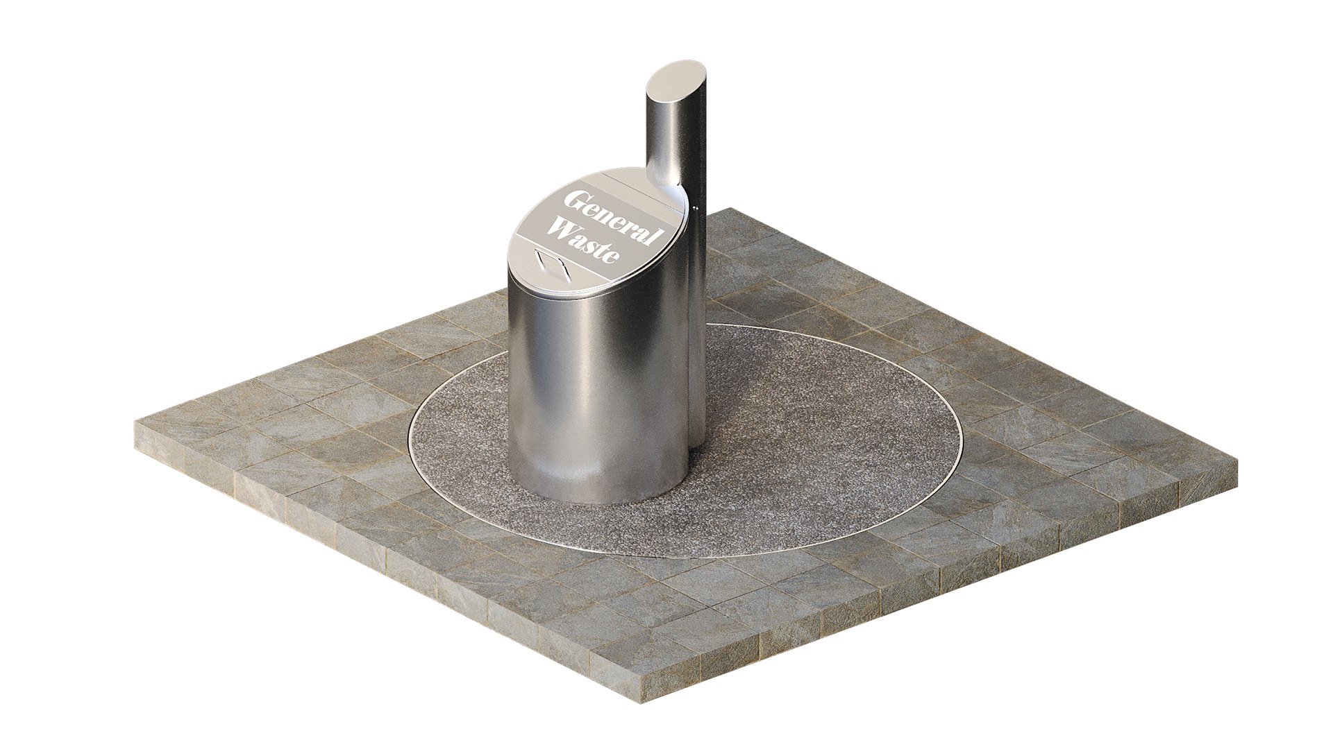 3D General Waste Container With Underground Storage Model - TurboSquid ...