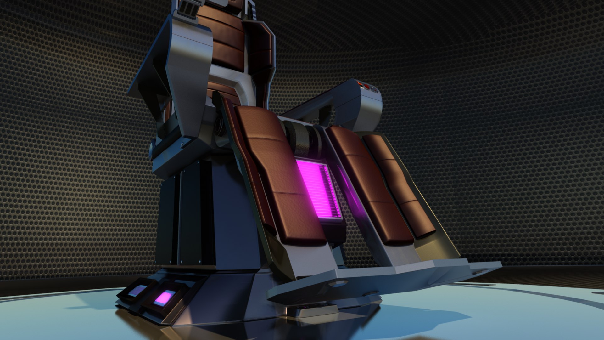 3D STARSHIP ARMCHAIR Model - TurboSquid 2360846
